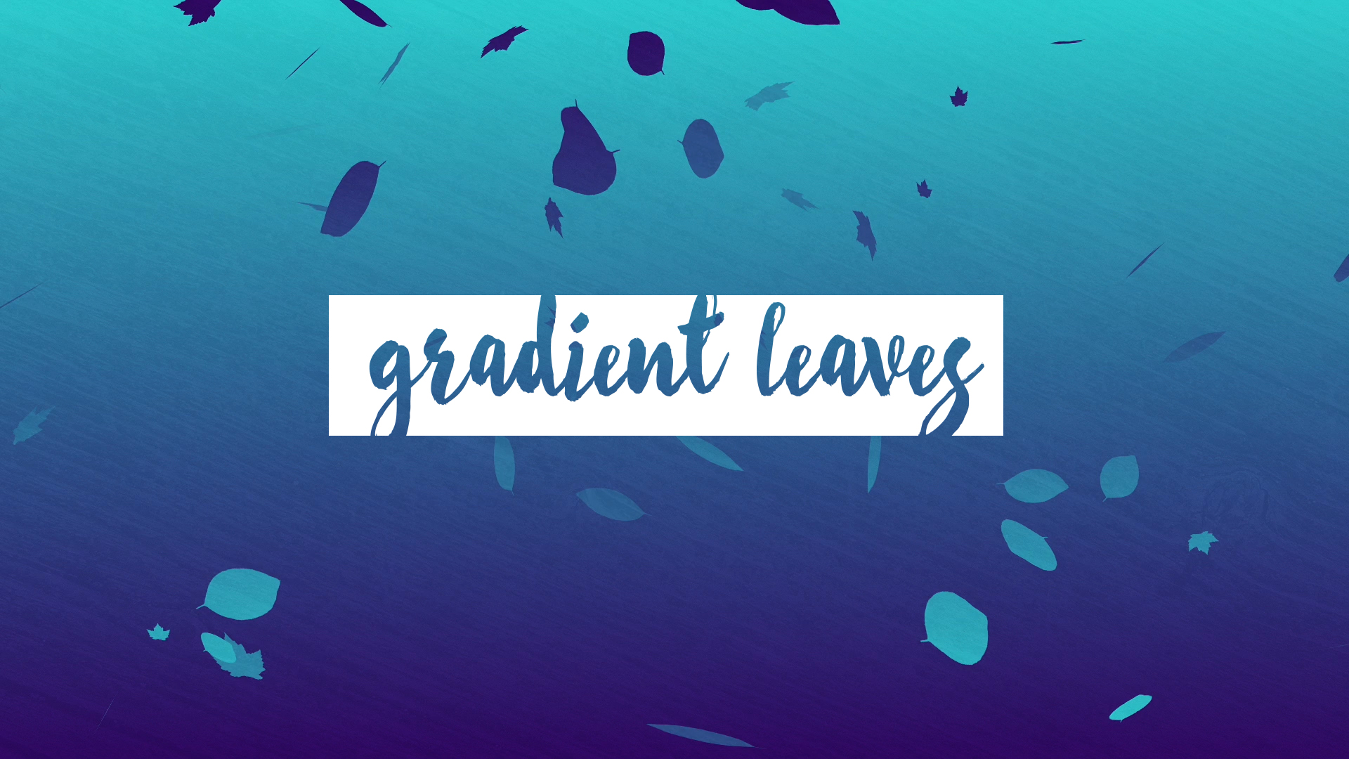 Gradient Leaves - Church Motion Backgrounds | Story Loop