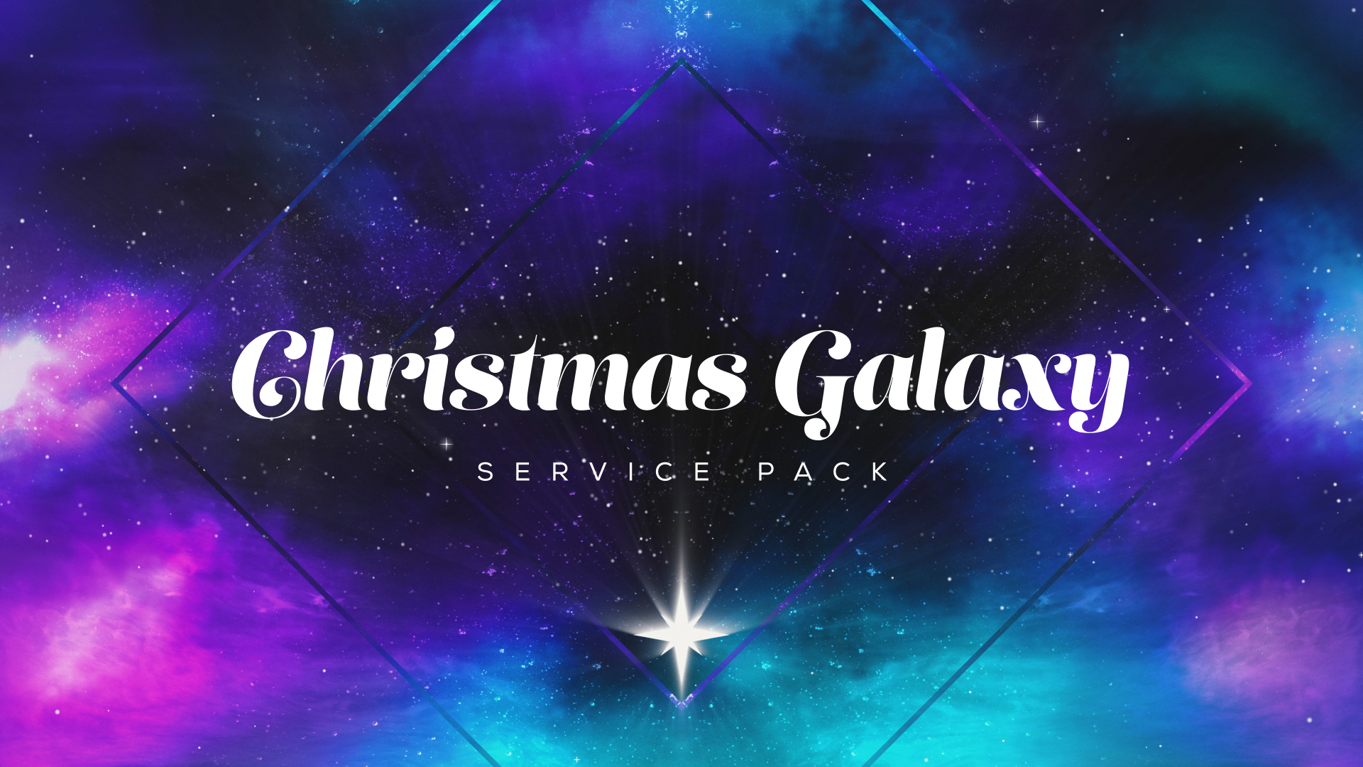 Christmas Galaxy - Church Motion Backgrounds | Story Loop
