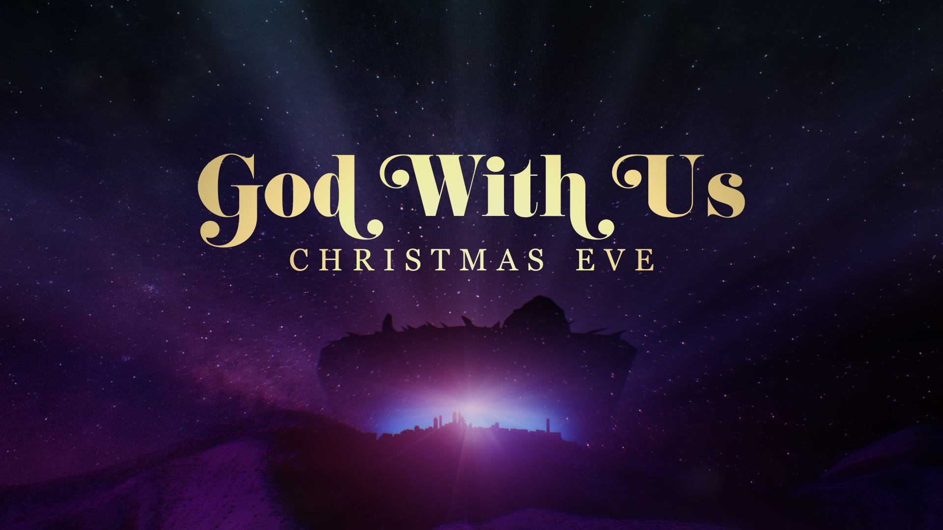 God With Us (Christmas Eve) Service Intro | Story Loop