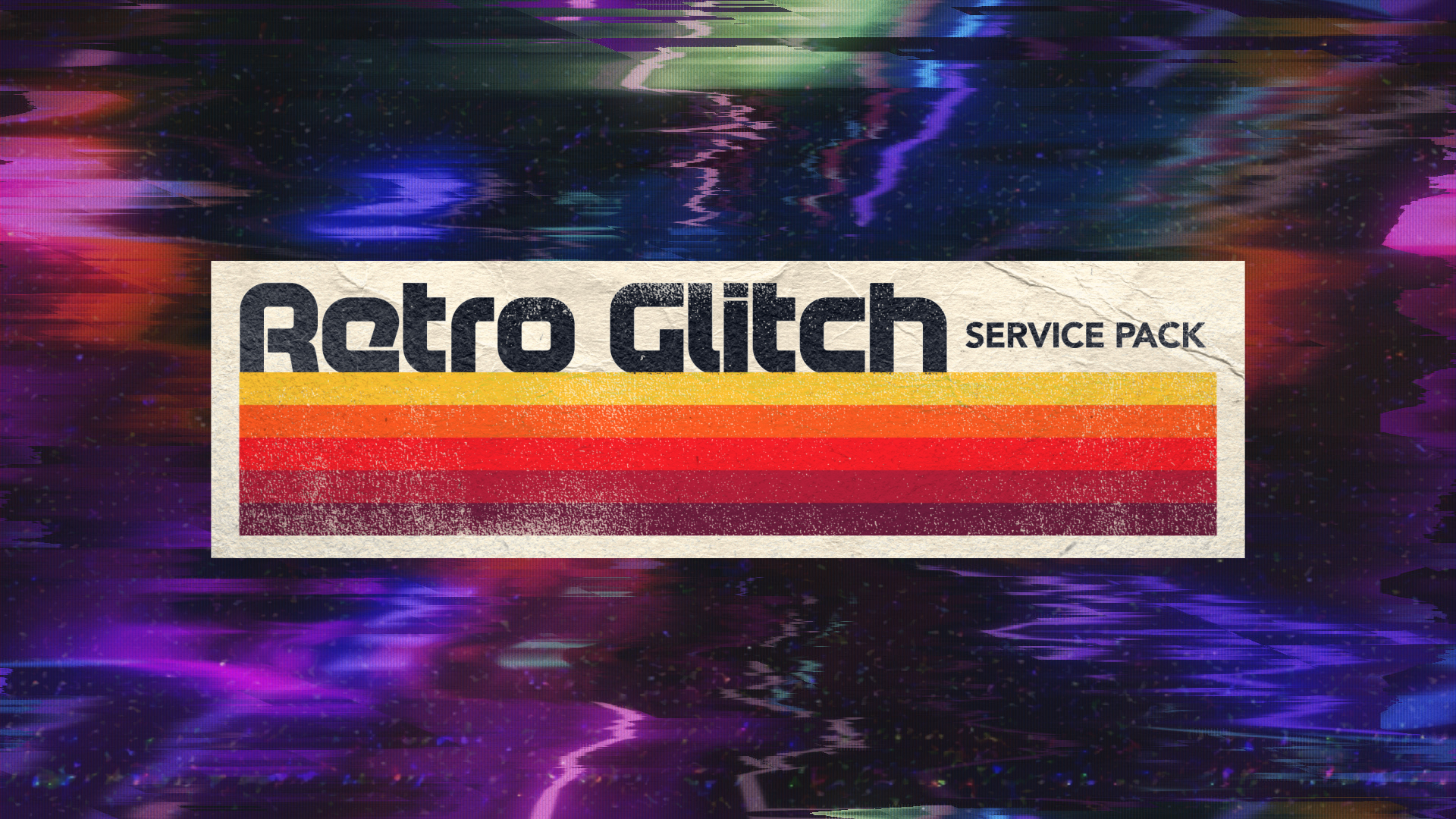 Retro Glitch - Church Motion Backgrounds | Story Loop