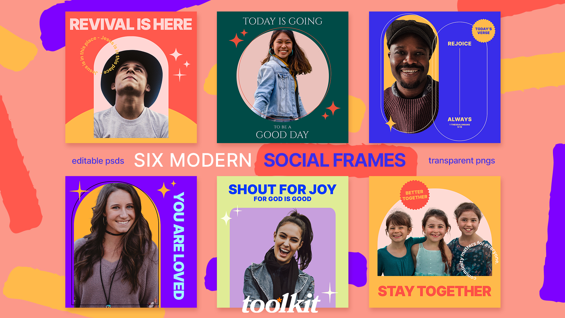 Modern Social Frames - Creator Resource | Story Loop