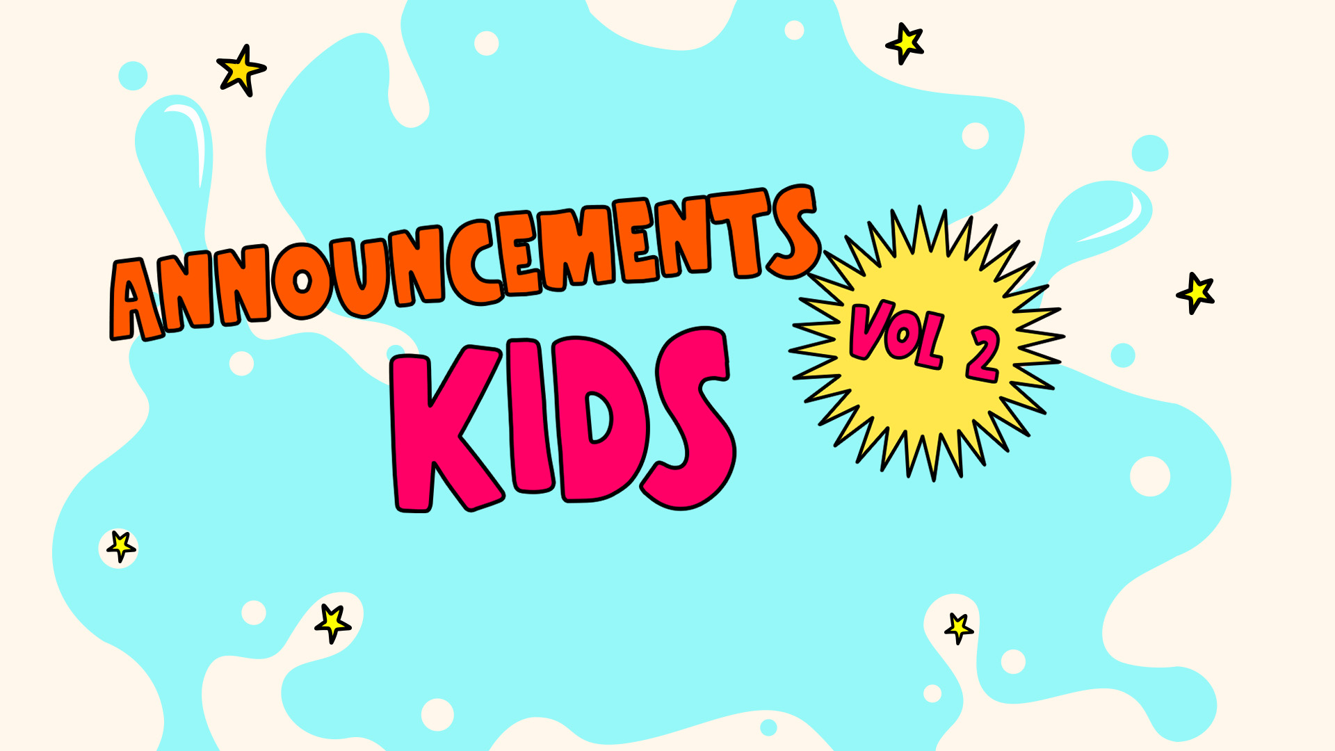 Kids Vol 2 Editable Ministry Graphics | Story Loop