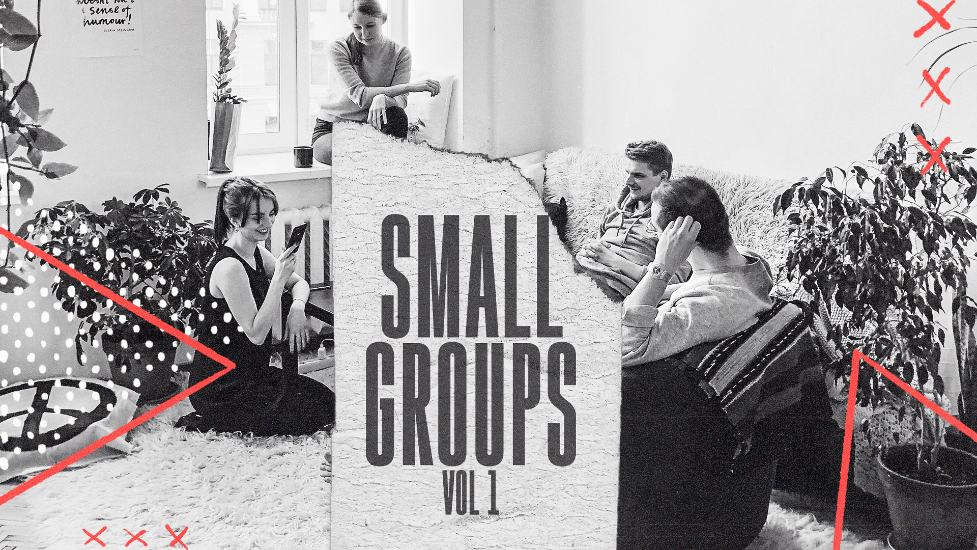 Church Announcements: Small Groups Vol 1 Editable Graphics
