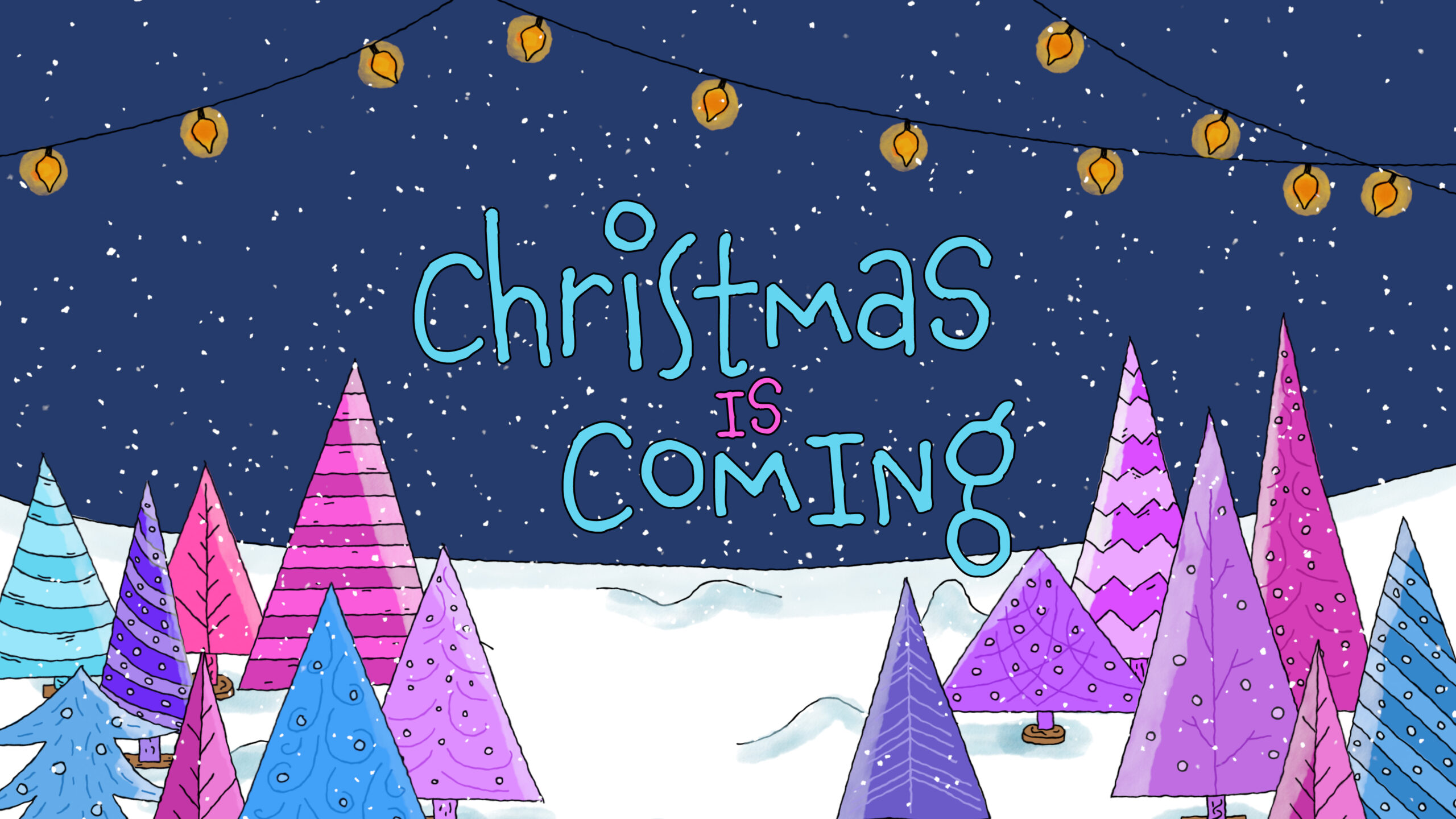 Christmas Is Coming - Church Motion Backgrounds | Story Loop