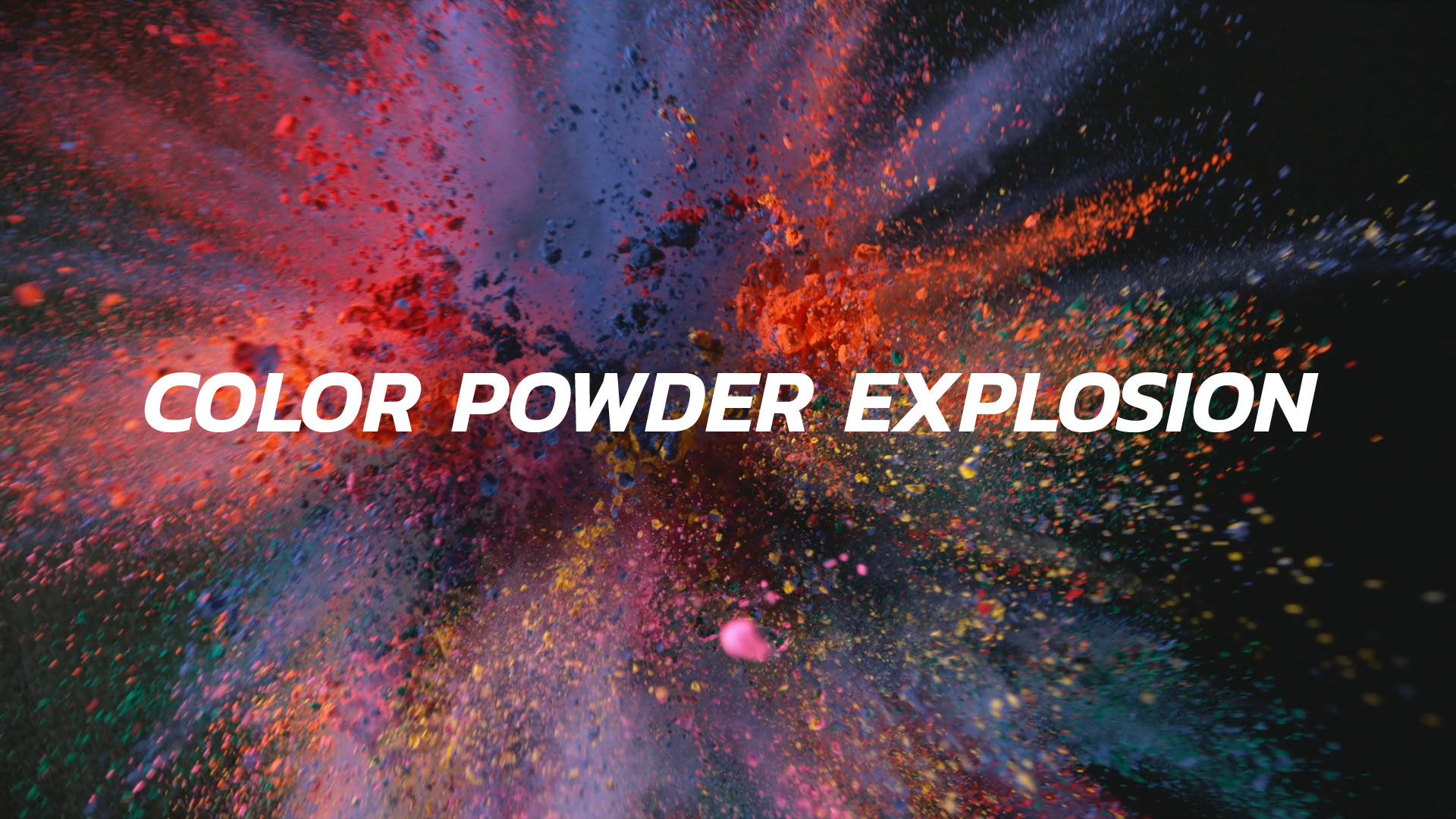 Color Powder Explosion, Stock Footage Creator Resources