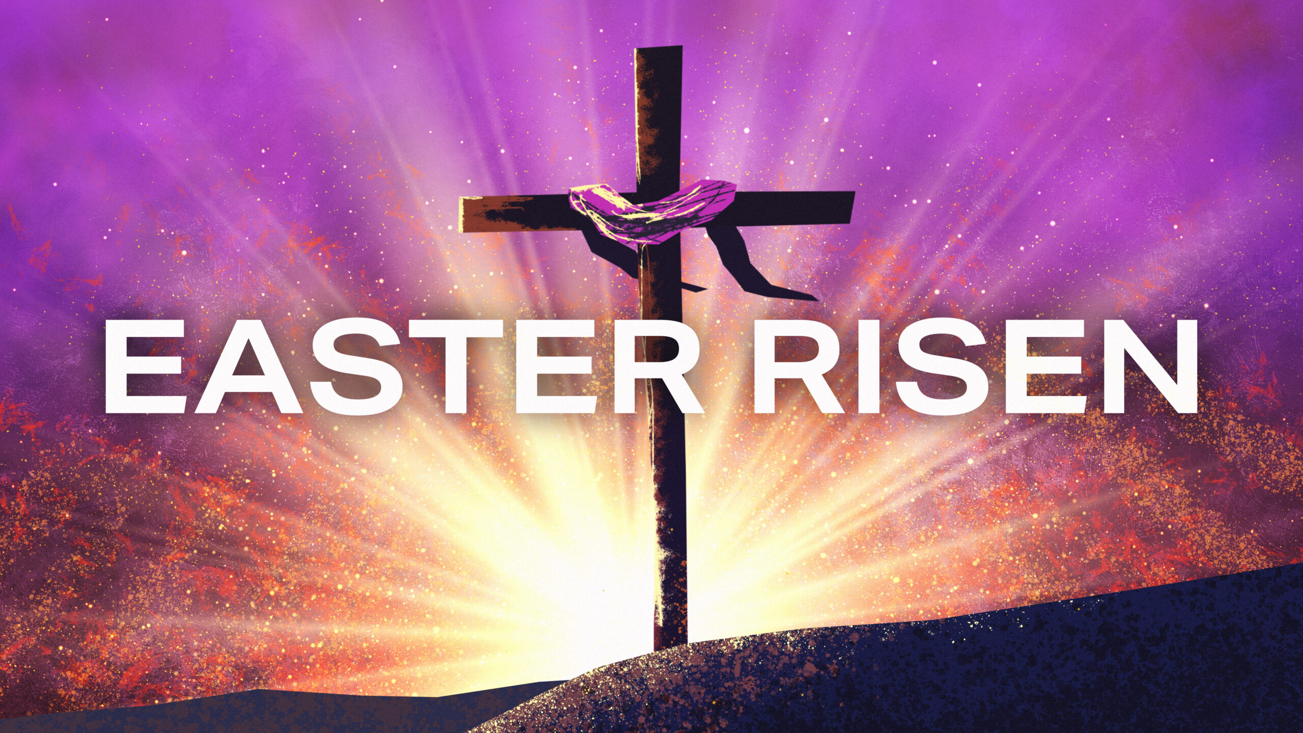 Easter Risen - Church Motion Backgrounds | Story Loop