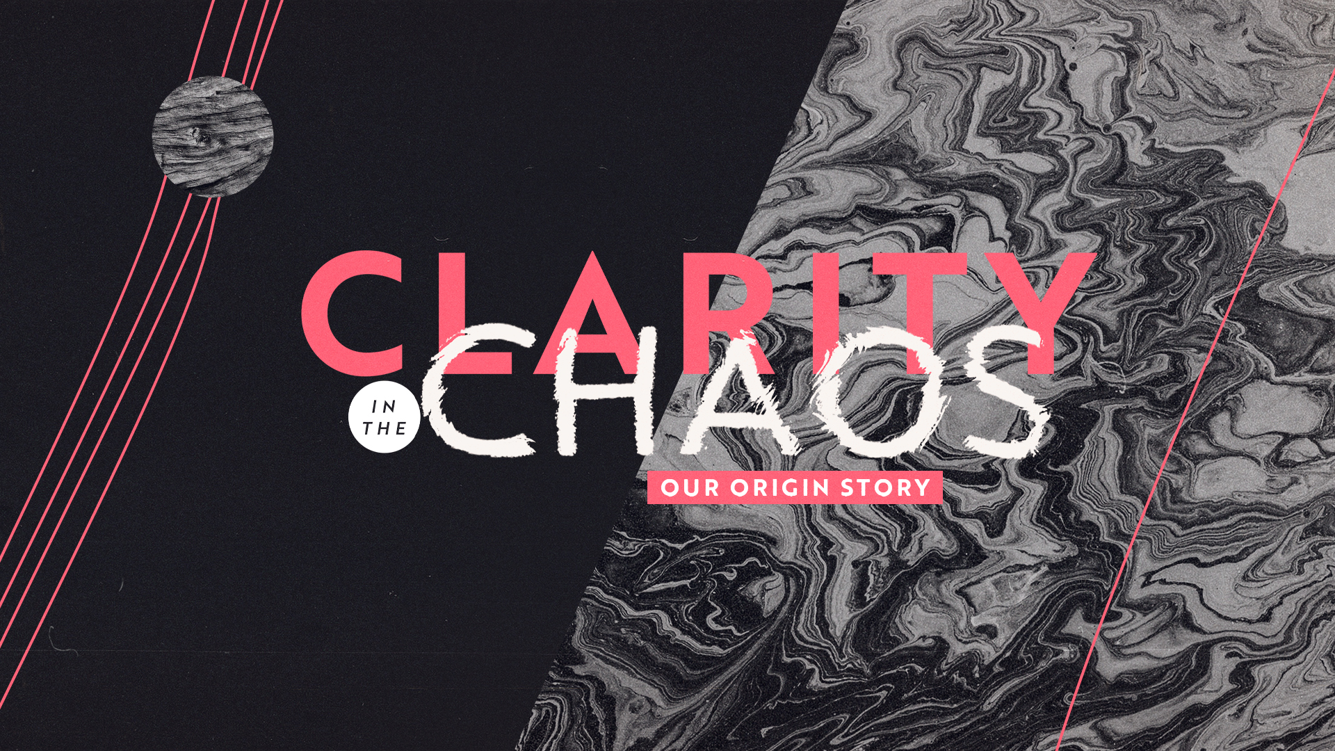 Clarity in the Chaos - Editable Sermon Series Graphics